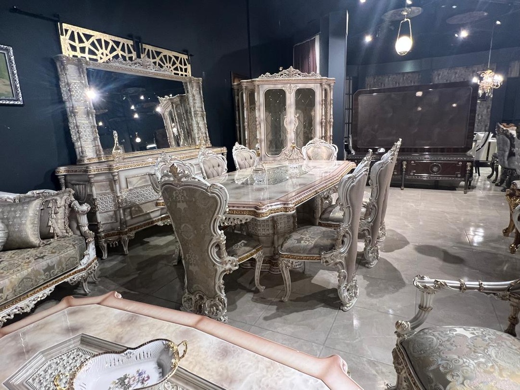 SALLE A MANGER GLORYA 8 COUVERTS +BUFFET+MIRROIR | Cameroun